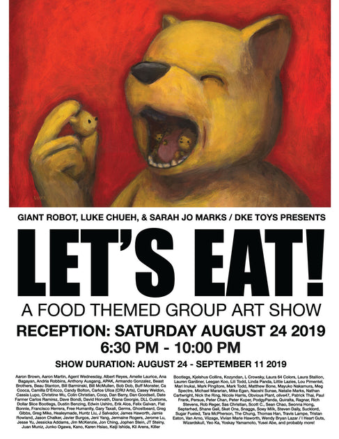 Let's Eat Exhibition - A Food Themed Art Exhibition – GiantRobotStore