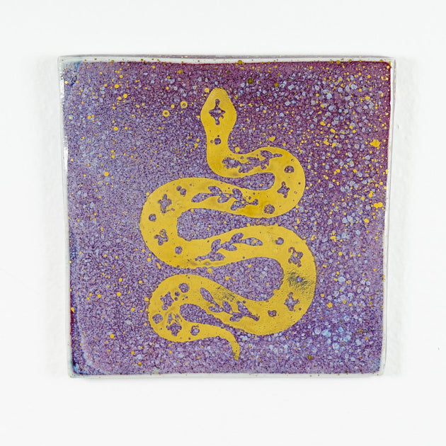 KILN II - #74 - Christine Luu - "Purple Year of the Snake Tile" – GiantRobotStore