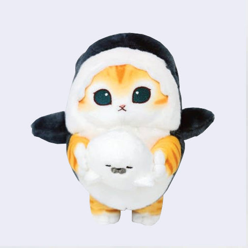 Mofusand 9" Shark Costume Plush (Dark Blue Shark w/ Seal) – GiantRobotStore