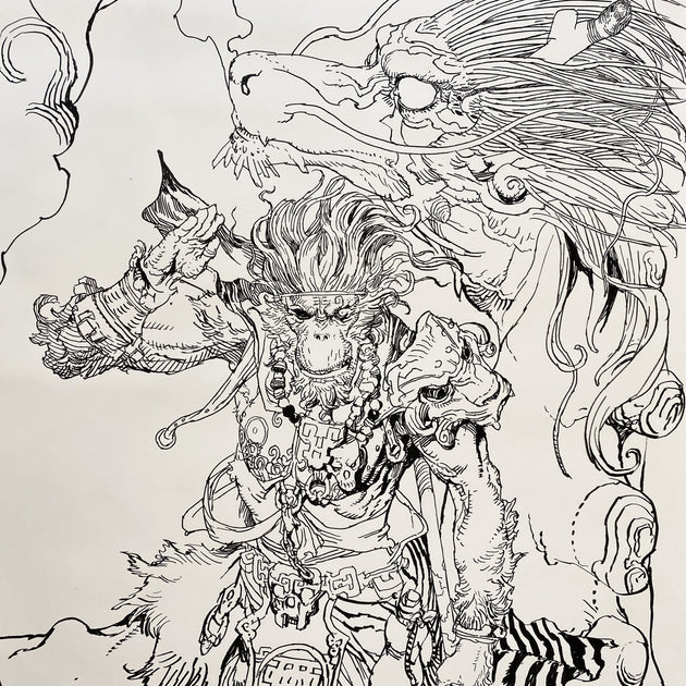 Katsuya Terada - Monkey King - Original Drawing – GiantRobotStore