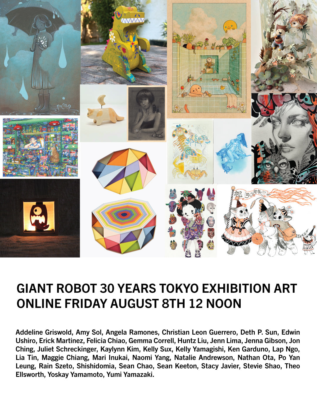 Giant Robot 30 Years: Tokyo Exhibition Art on Sale Friday Noon August ...
