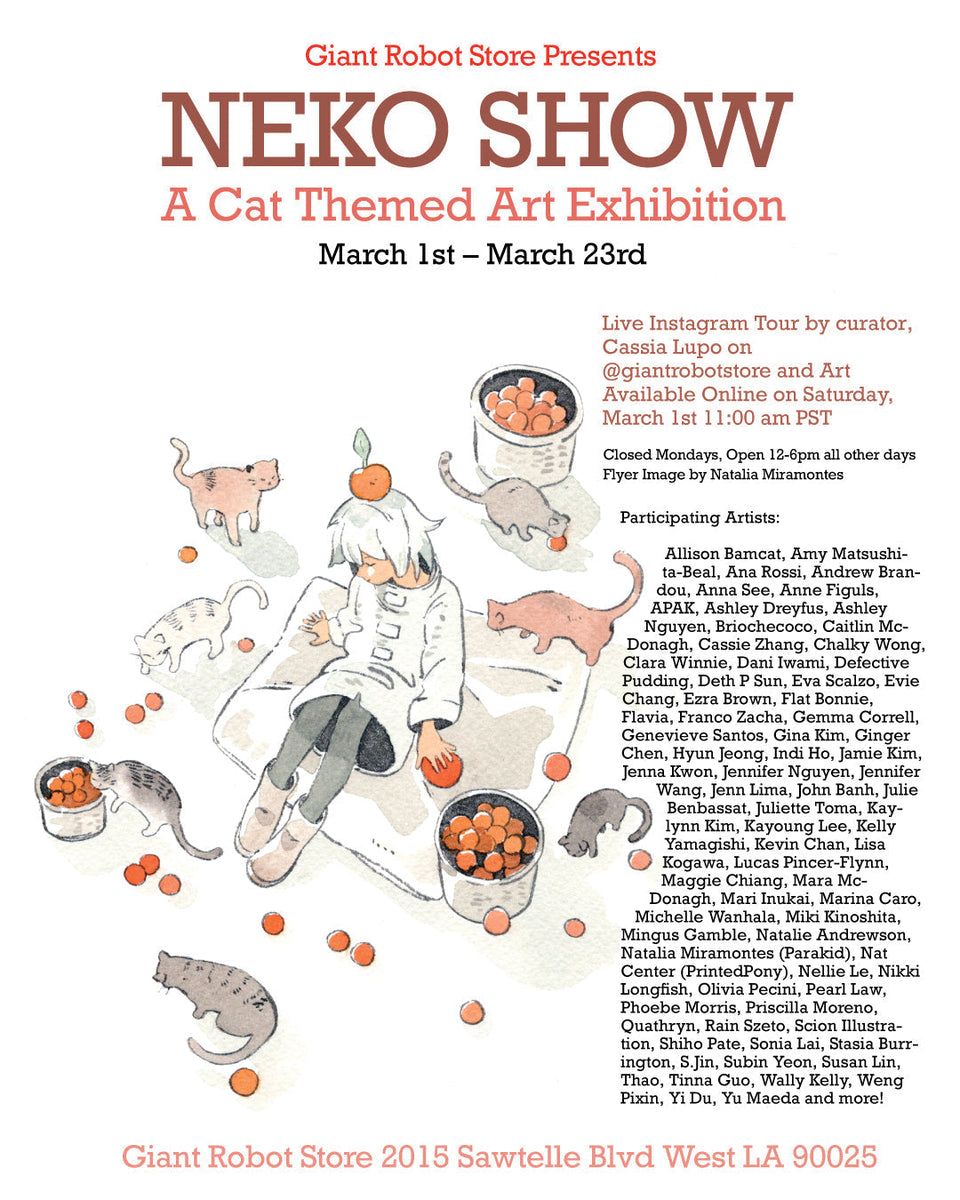 Giant Robot Store Presents: Neko Show 2025: A Cat Themed Art Exhibitio ...