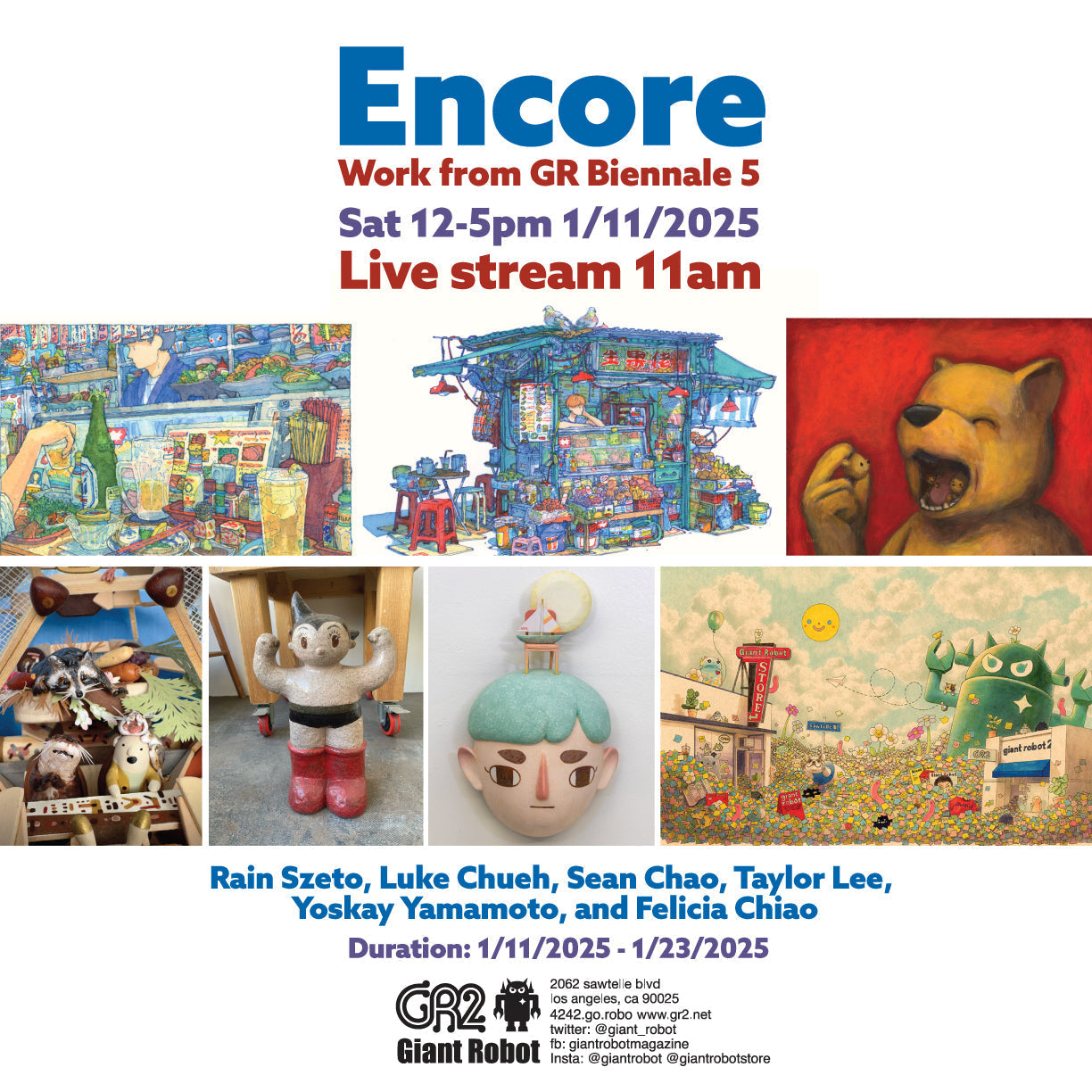 Encore: Work from GR Biennale 5 Begins Sat 1/11, live stream at 11AM ...