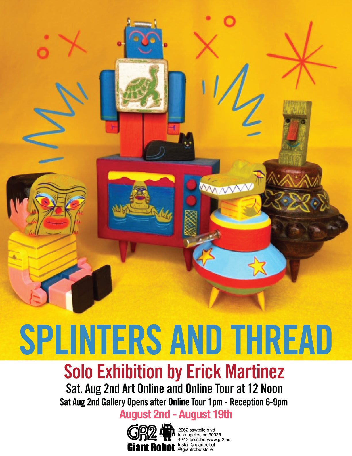 Splinters and Thread Solo Exhibition by Erick Martinez Begins Sat Augu ...