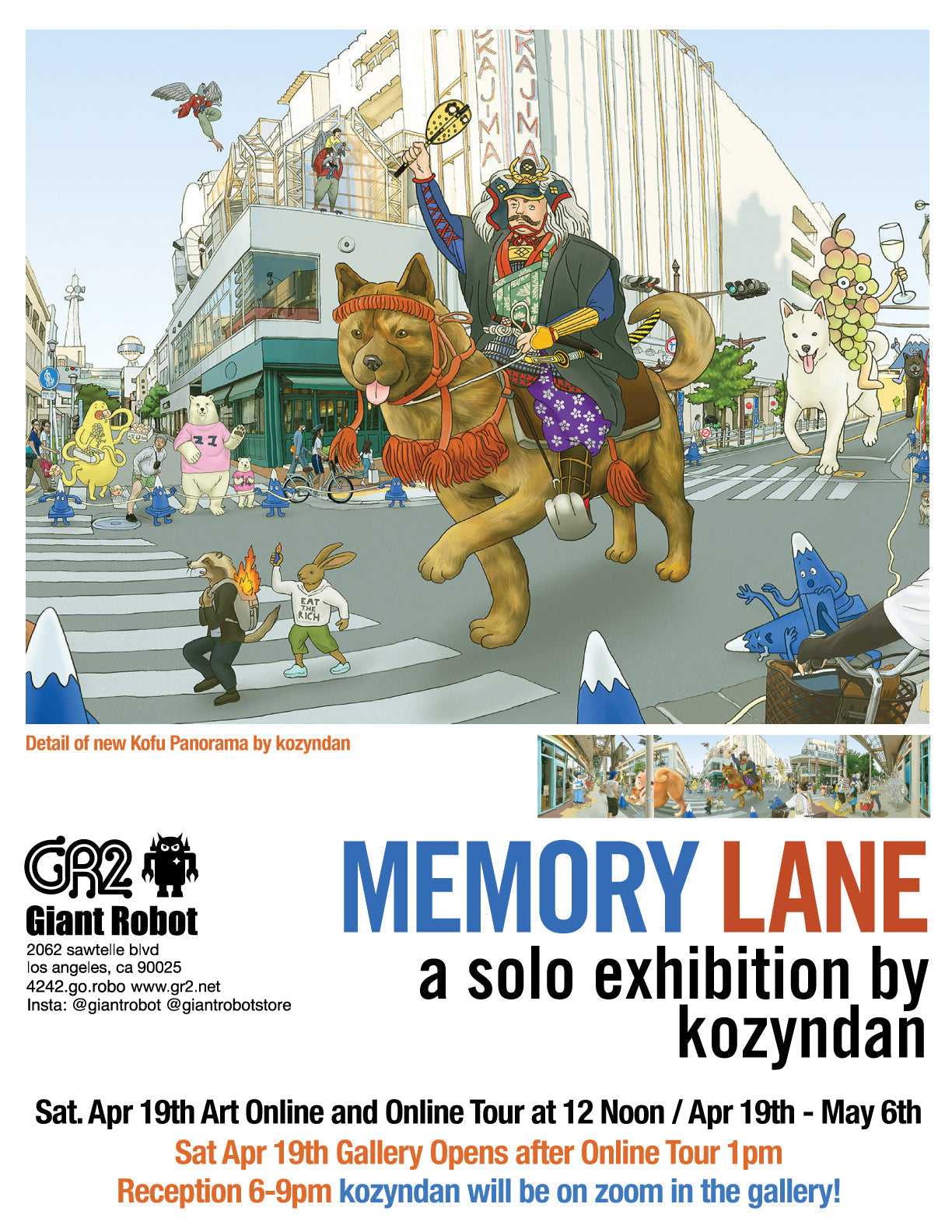 kozyndan exhibition Memory Lane begins Sat April 19th at GR2 ...
