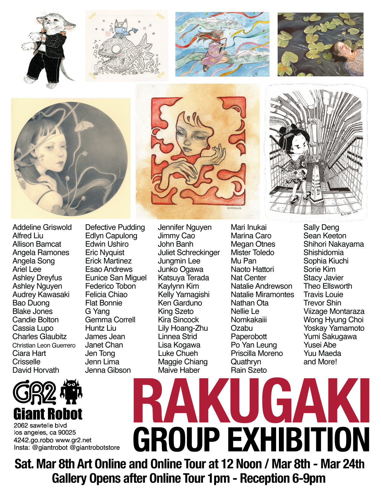 Rakugaki 7 Group Exhibition Begins March 8 Saturday – GiantRobotStore