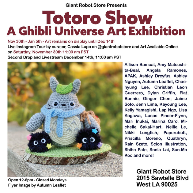 Totoro Show 2024: A Ghibli Universe Art Exhibition Nov 30th - Jan 5th ...