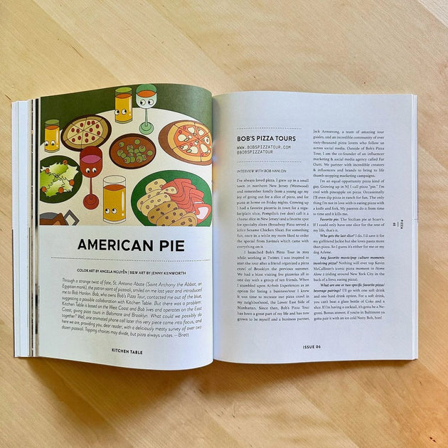 Kitchen Table Magazine - Number 6: The Pizza Issue – GiantRobotStore
