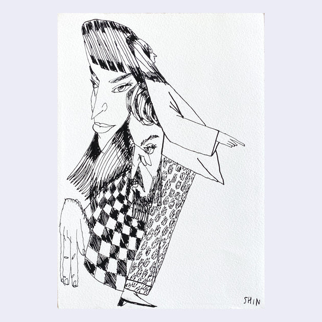 Rakugaki 6 (2024) - Trevor Shin - #1 (Finger Pointing Right ...