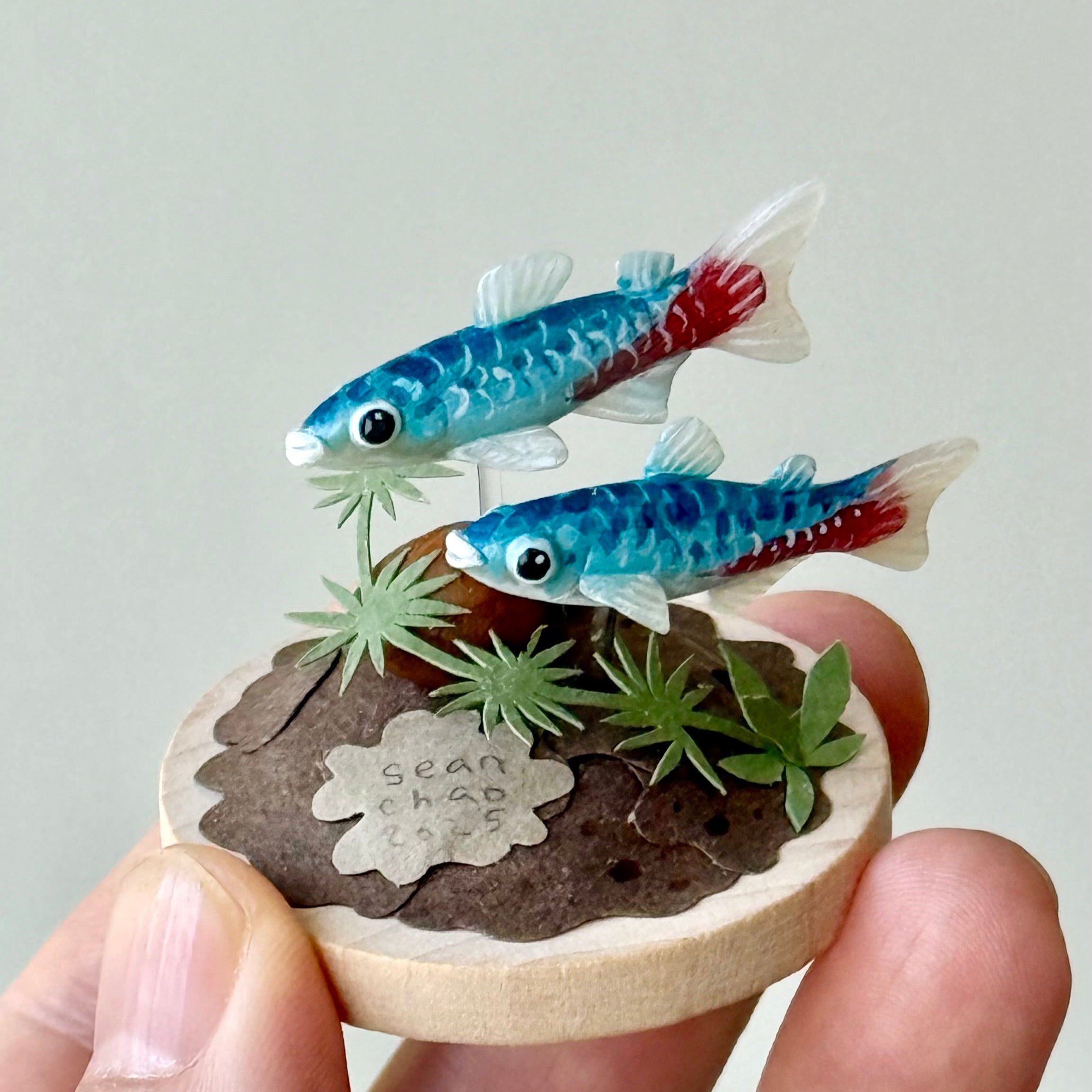 Hello Again - #65 - Sean Chao - "Fish Duo 04" – GiantRobotStore
