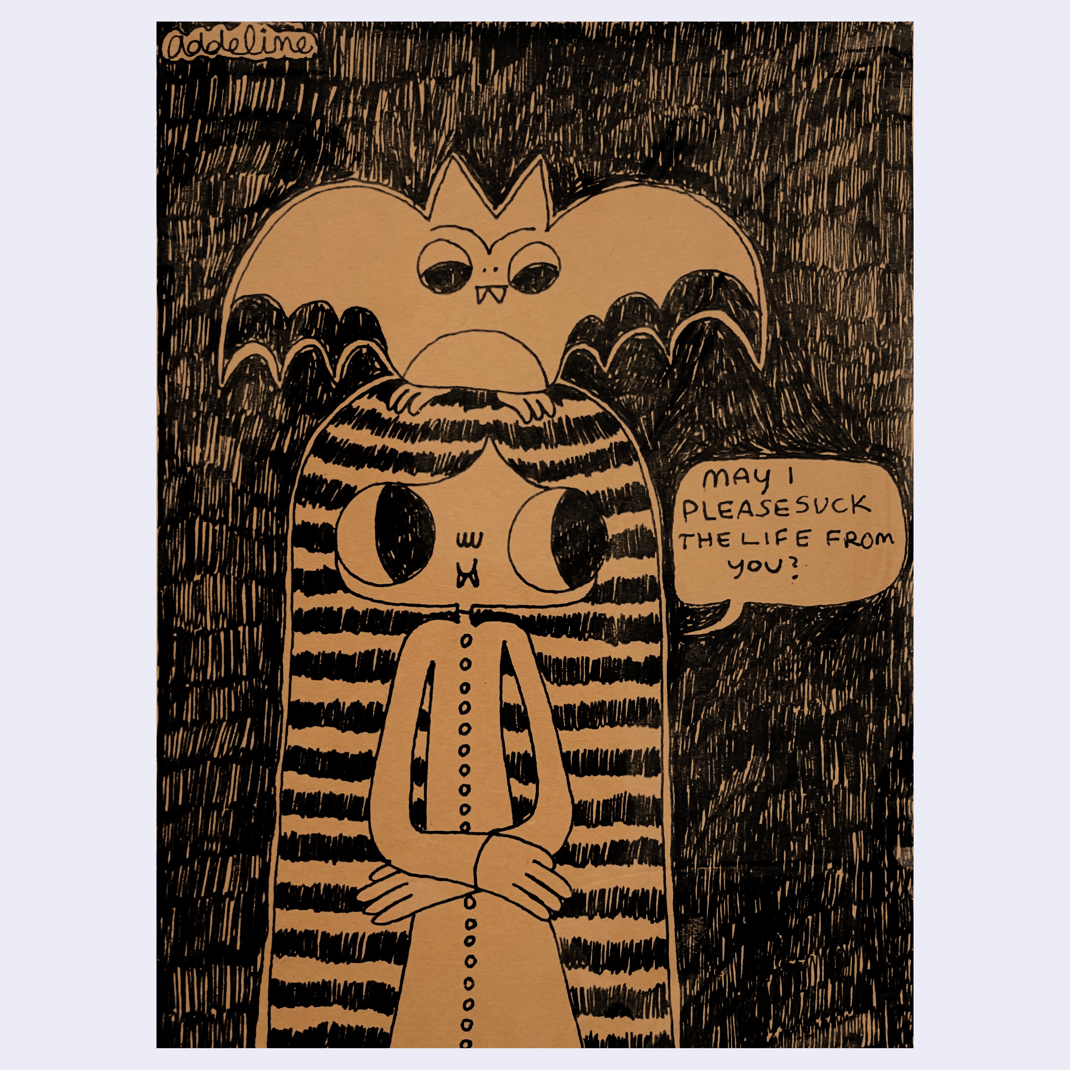 Five by Seven - #87 - Addeline Griswold - "Polite Vampire ...