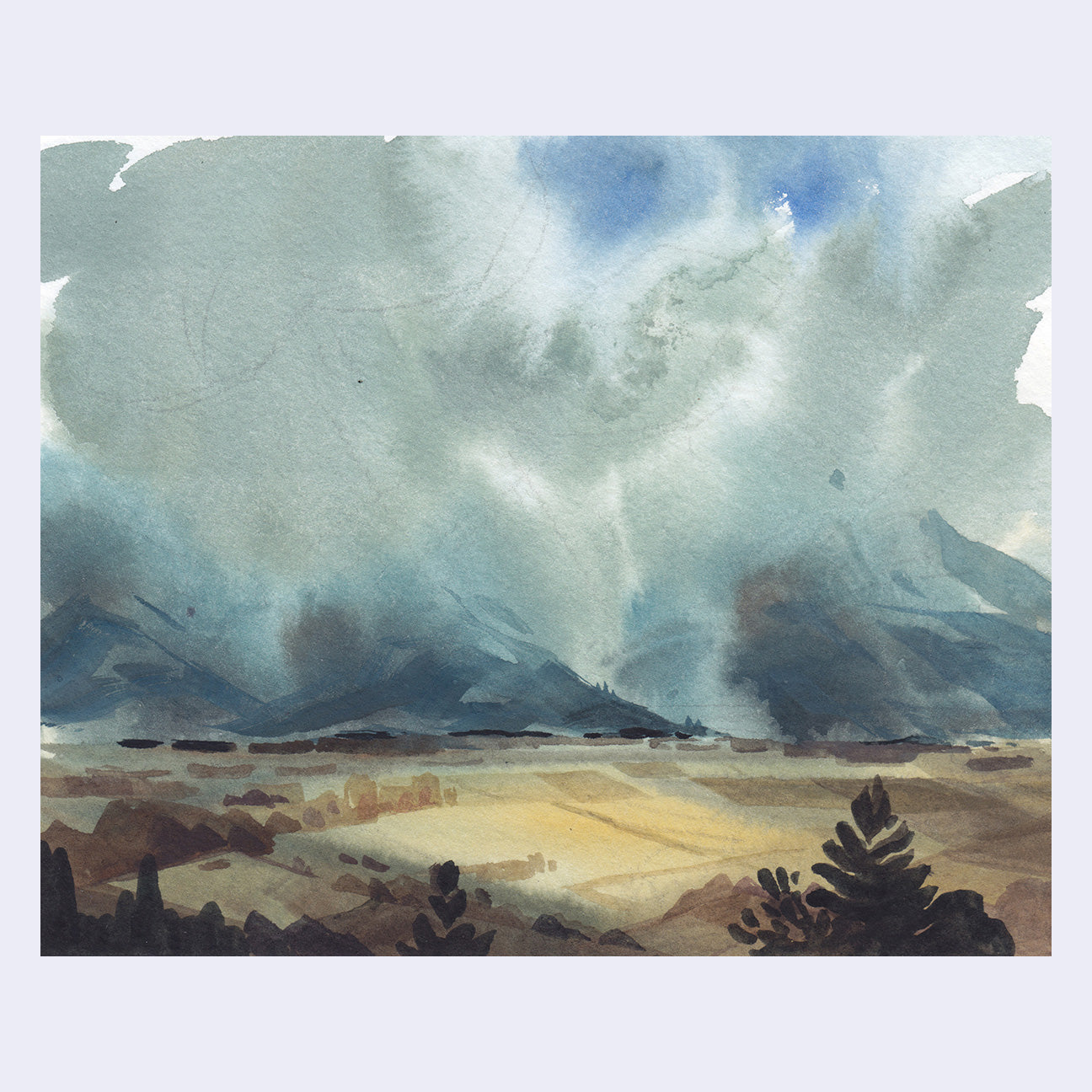 Sitting Outside III - #29 - Laura Bifano - "Valley Winter Storm ...