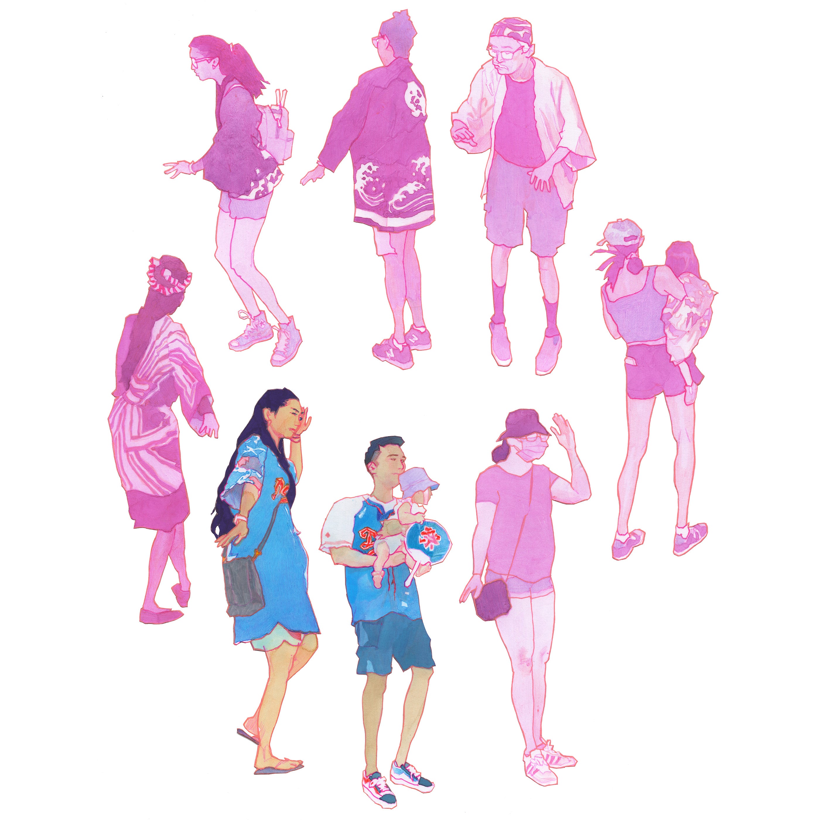 Zines x Exhibitions - #19 - Edwin Ushiro - "Dancers" – GiantRobotStore