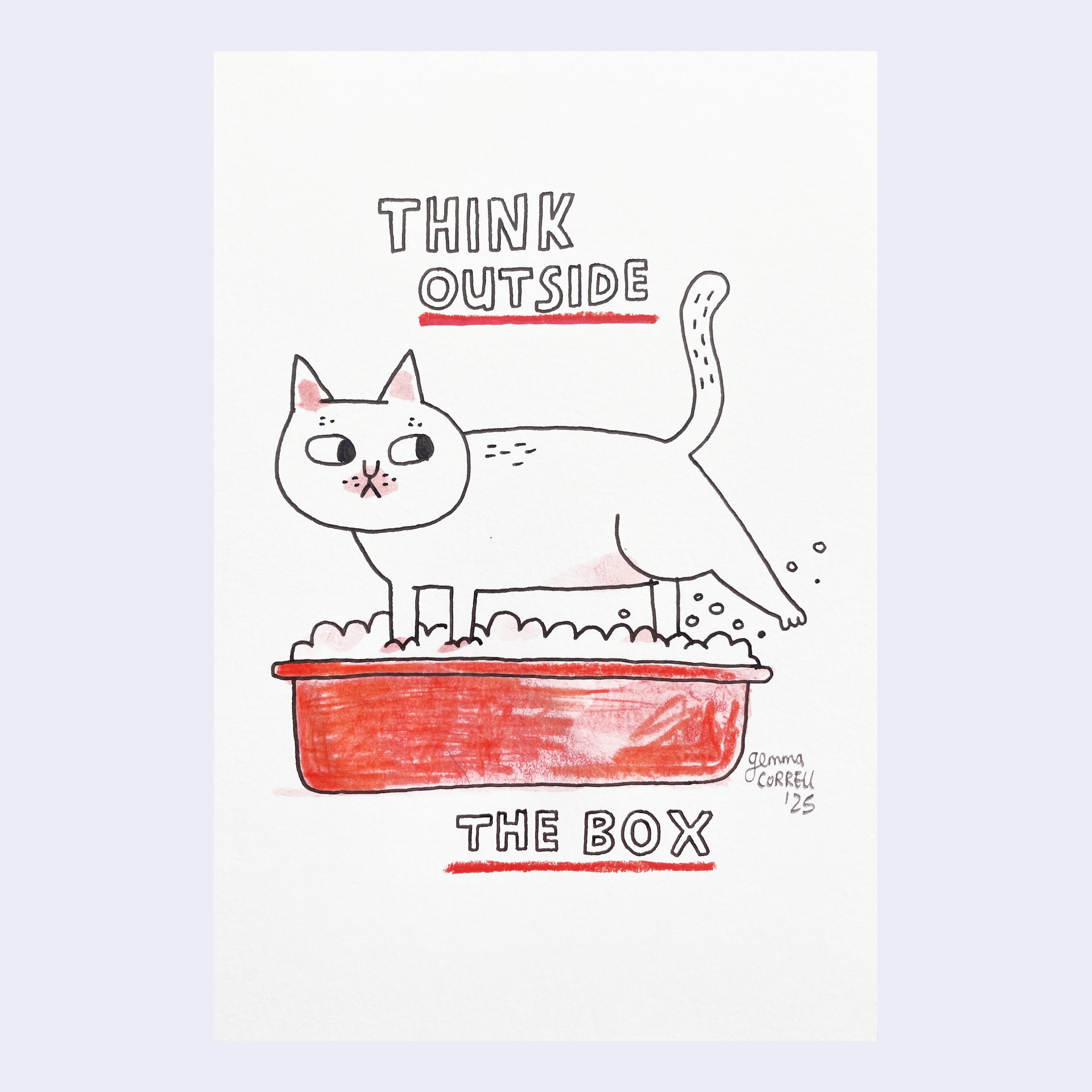 Neko Show 2025 - Gemma Correll - "Think Outside The Box" – GiantRobotStore