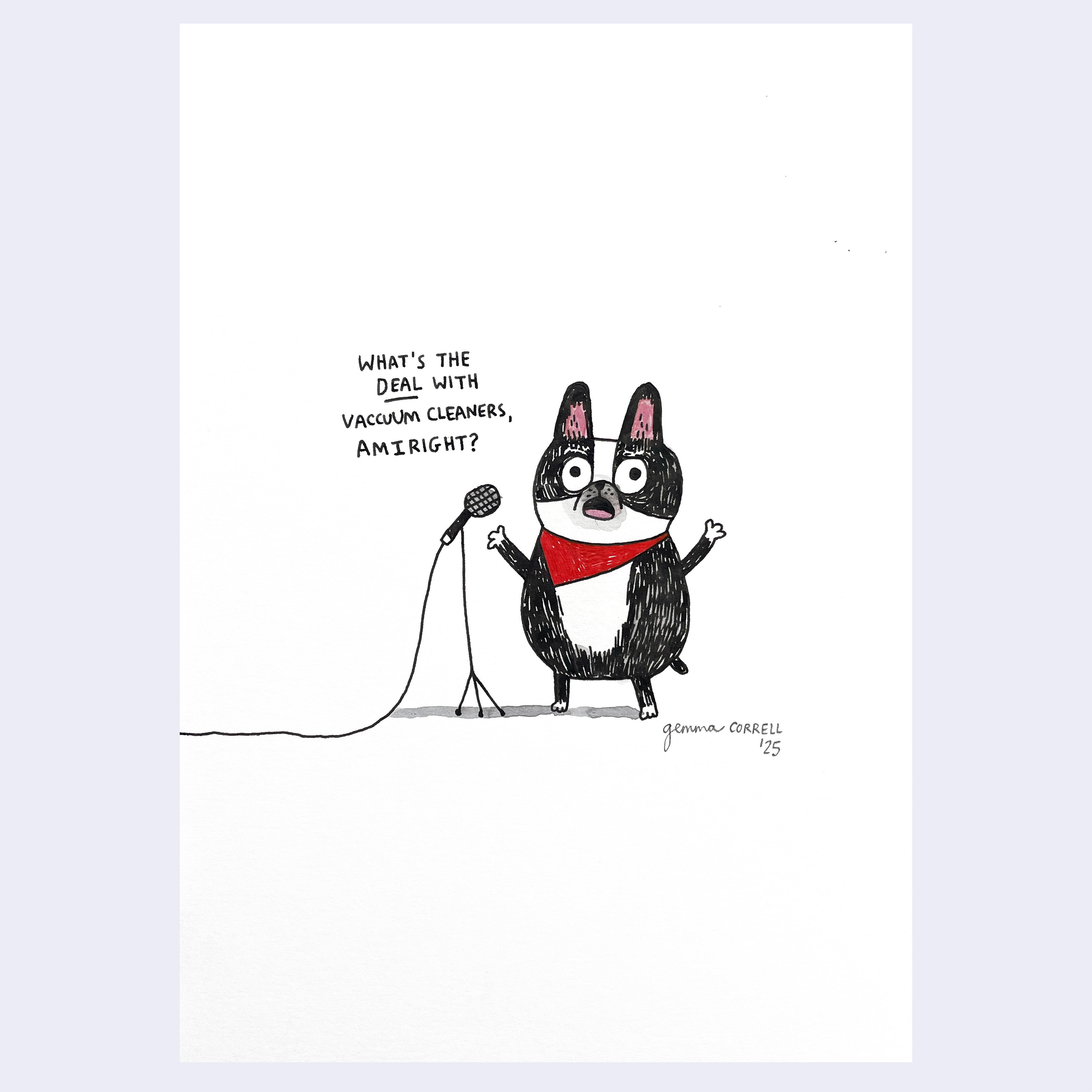 Doggo Show 2025 - Gemma Correll - "Vacuum Cleaners" – GiantRobotStore