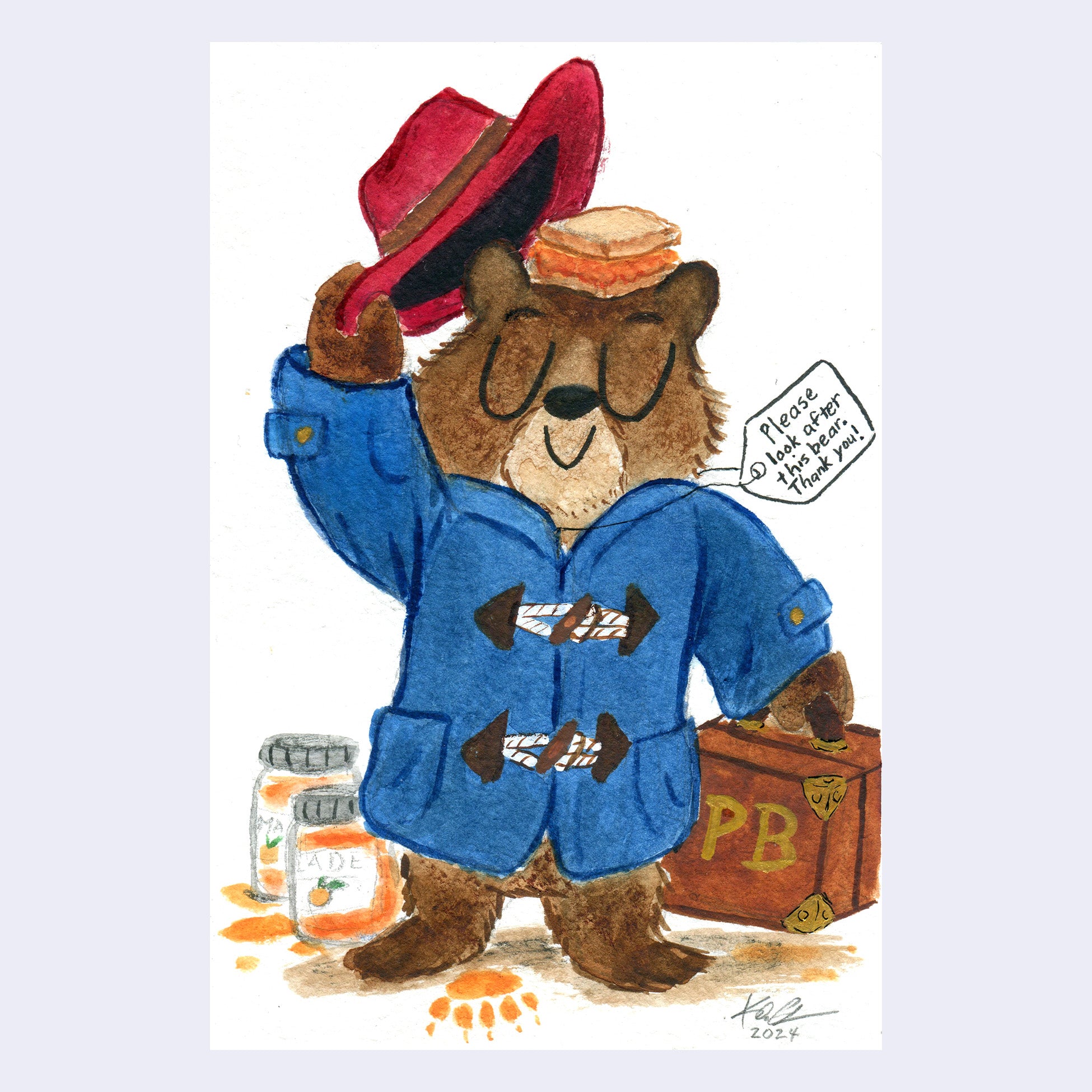 Small World II 2024 - Kevin Chan - "Manners Maketh Bear" – GiantRobotStore