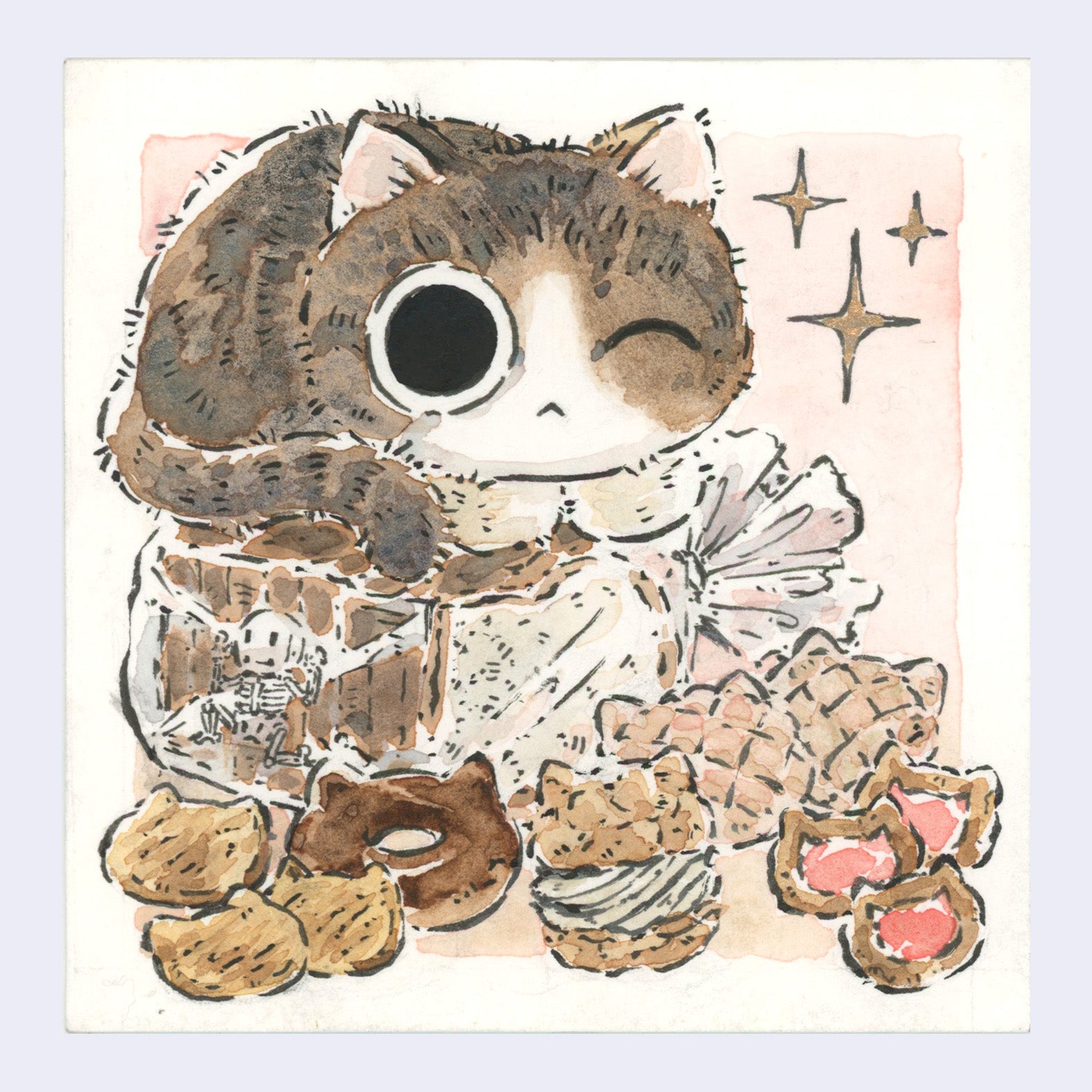 Neko Show 2025 - Kelly Yamagishi - "Loafing Around" – GiantRobotStore
