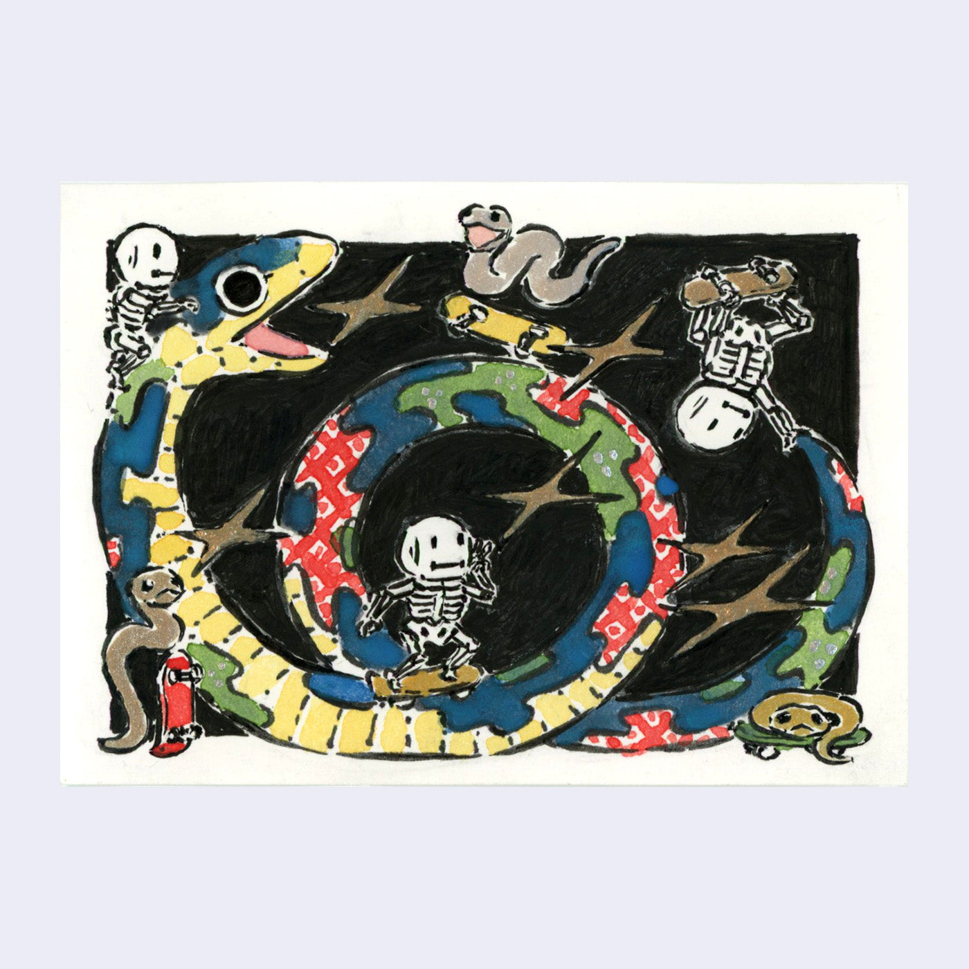 Year of the Snake 2025 - Kelly Yamagishi - "Sssick tricksss ...