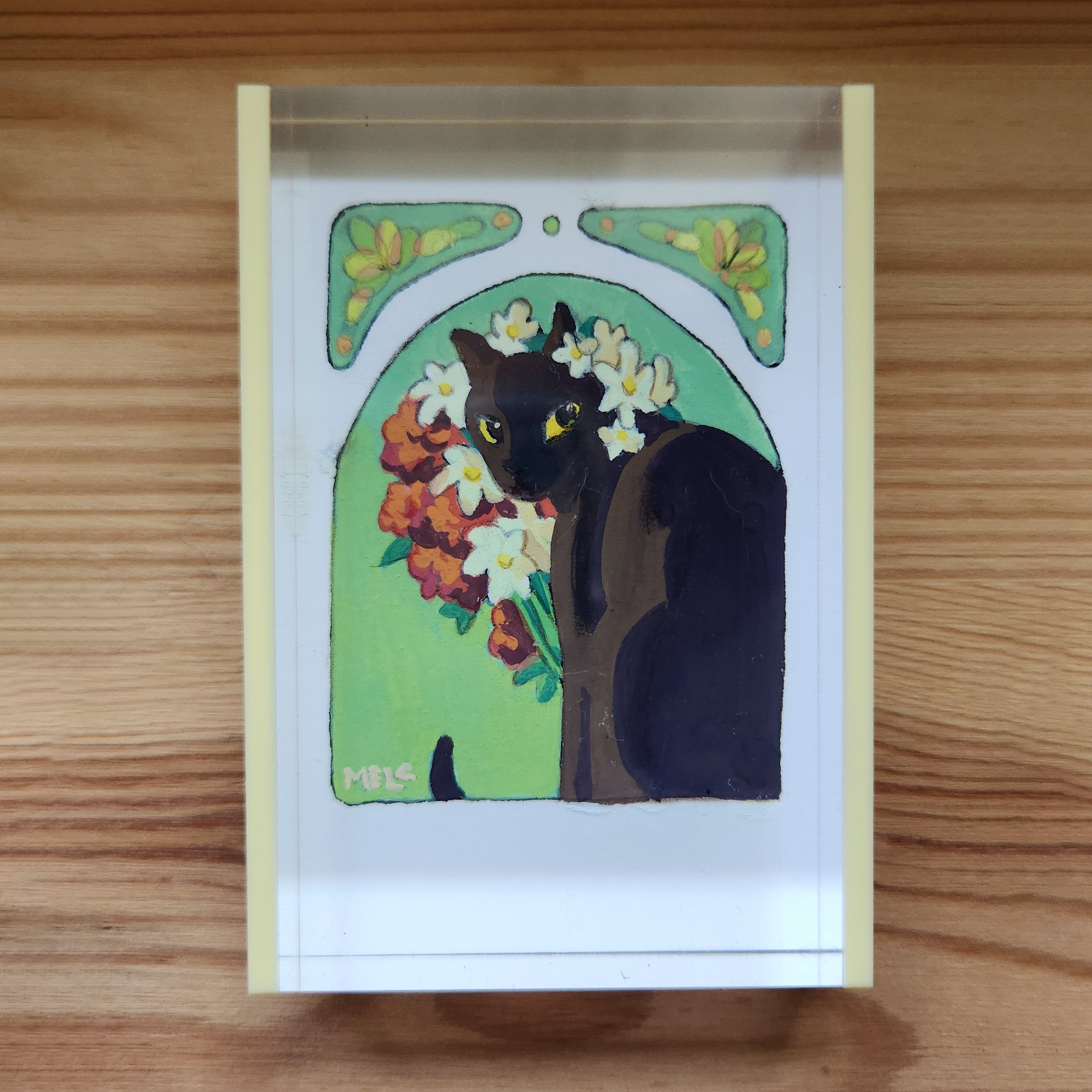 Plants & Flowers 2024 - Melissa Chen - "Cat Nouveau II" – GiantRobotStore