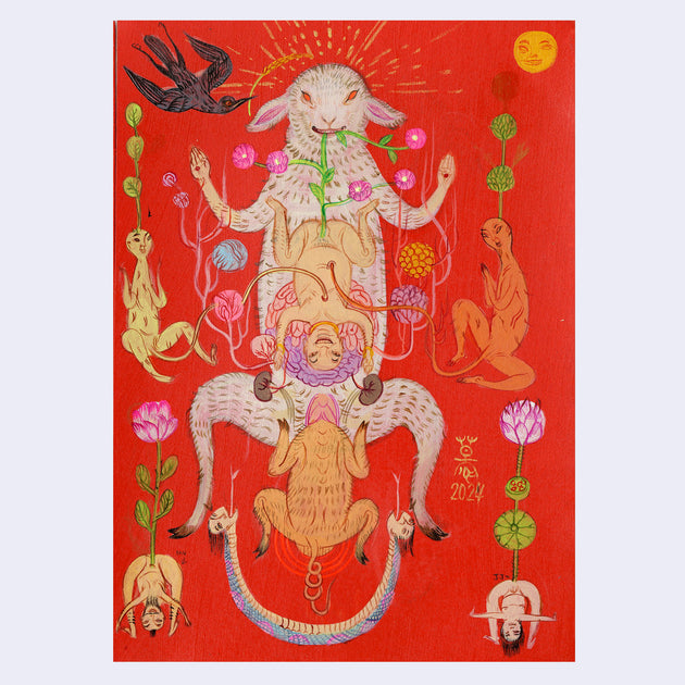 Five by Seven - #72 - Mu Pan - "A Sheep" – GiantRobotStore