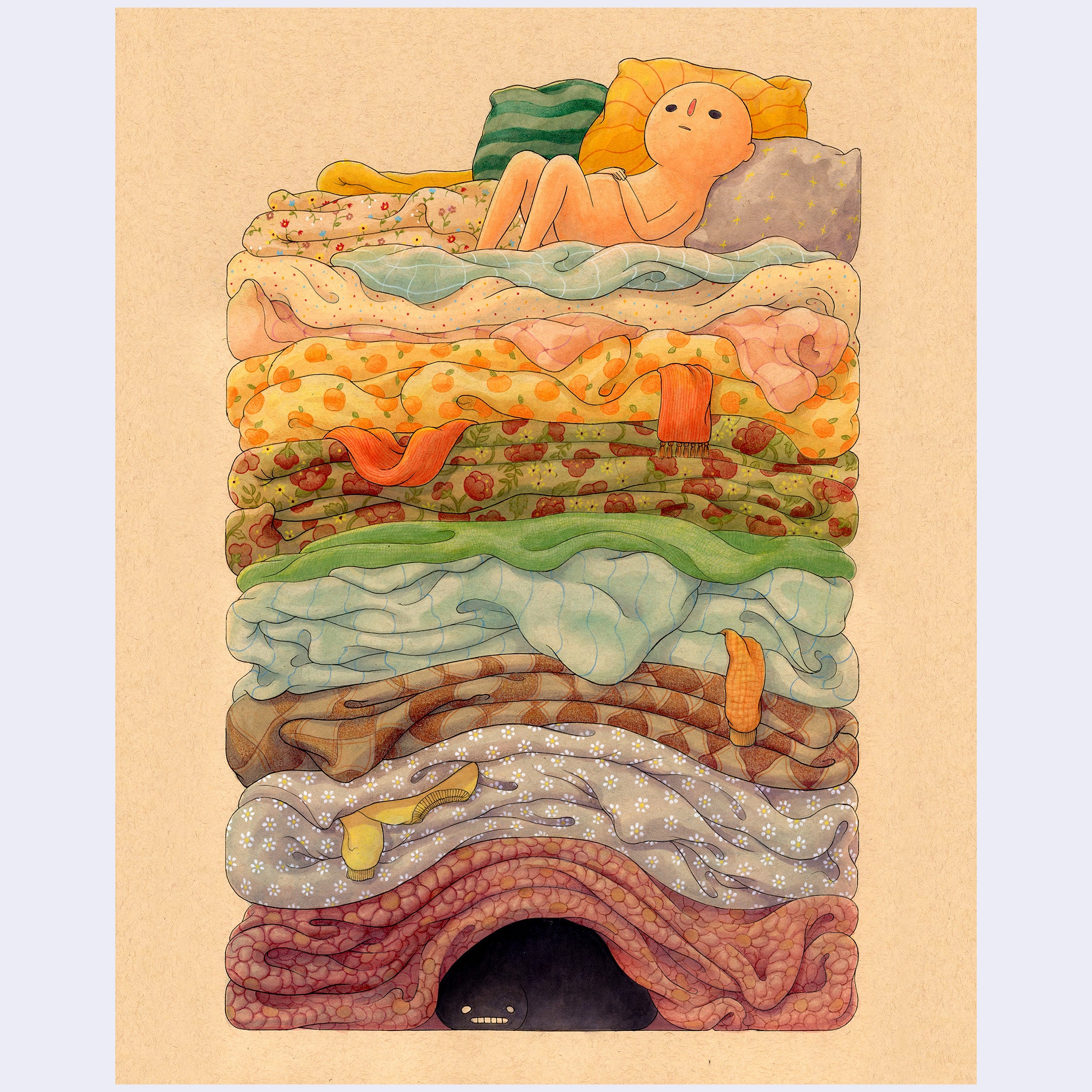 Felicia Chiao - "Princess and the Pea" Art Print – GiantRobotStore