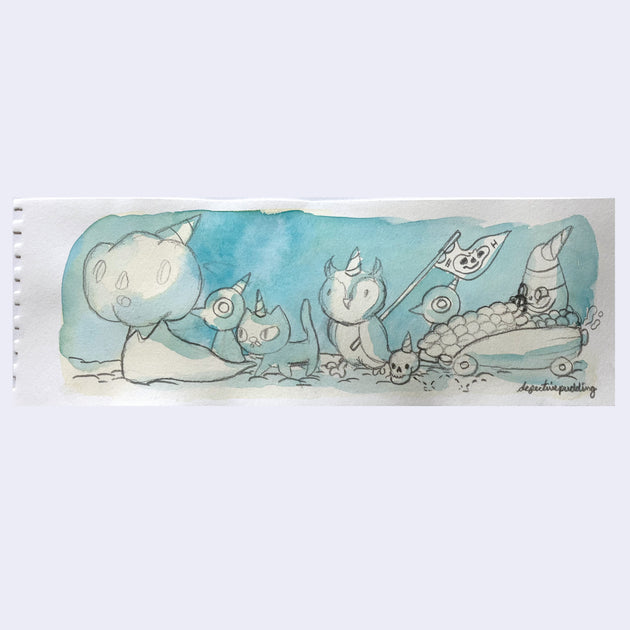 Rakugaki 6 (2024) - Defective Pudding - "Secret Parade" – GiantRobotStore