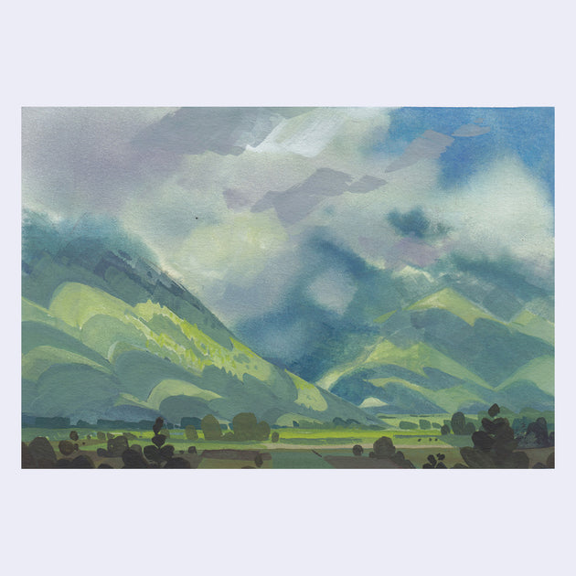 Sitting Outside III - #37 - Laura Bifano - "Valley Spring Morning ...