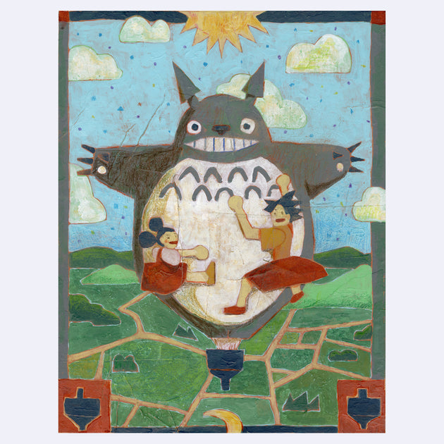 Totoro Show 2023 - Yuki Murayama - "Totoro (Flying)" – GiantRobotStore