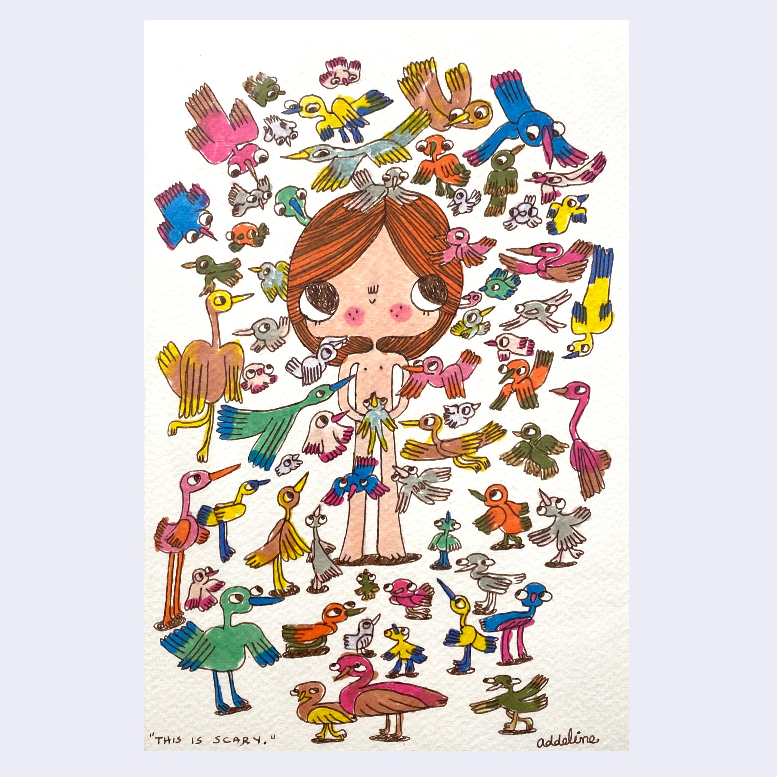 Rakugaki 7 (2025) - Addeline Griswold - "This is Scary" – GiantRobotStore