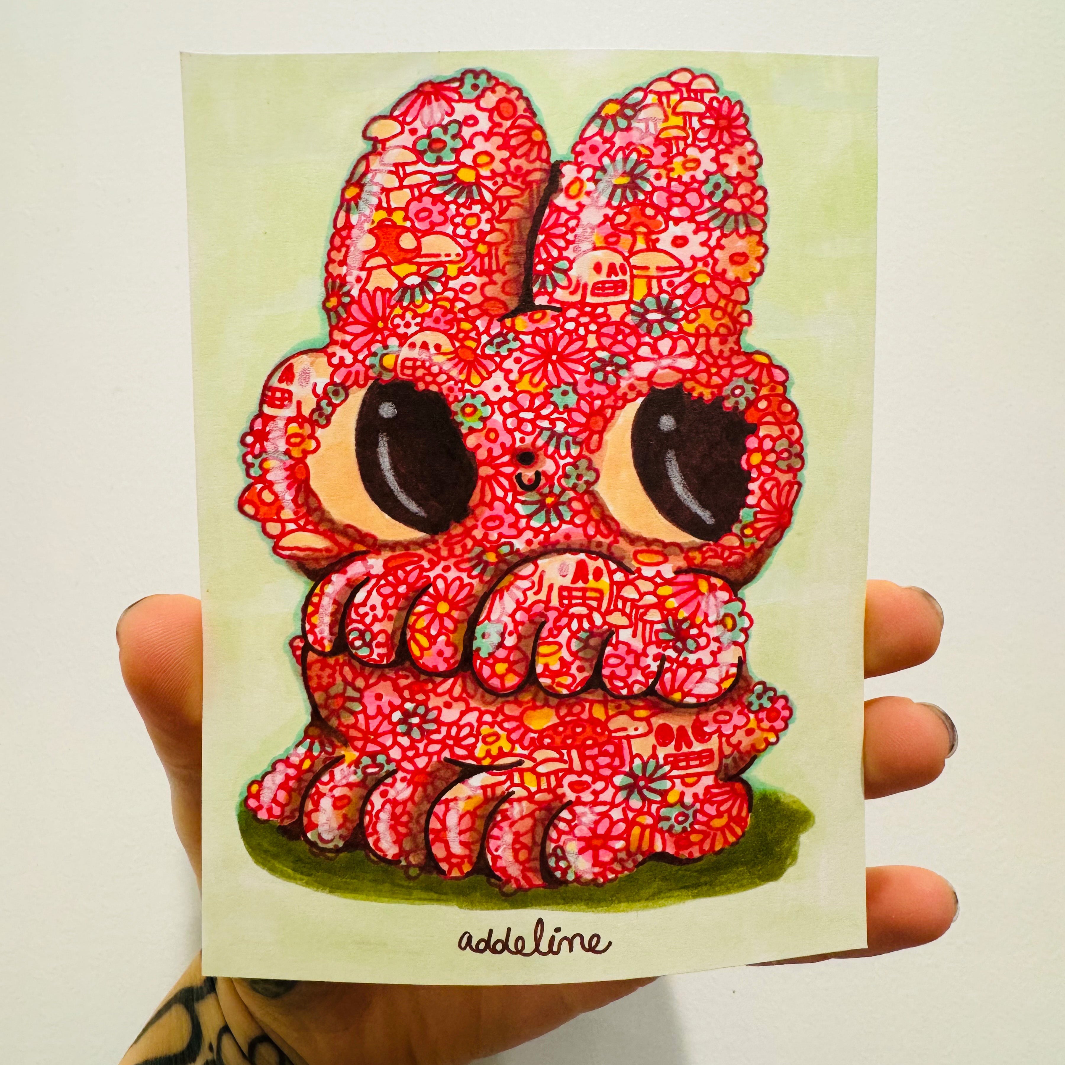 Small World II 2024 - Addeline Griswold - "FLOWER BUNNY" – GiantRobotStore