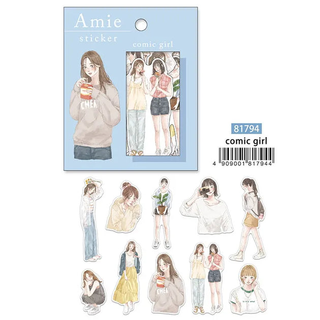 Mind Wave - Amie Flake Sticker Set (Comic Girl) – GiantRobotStore