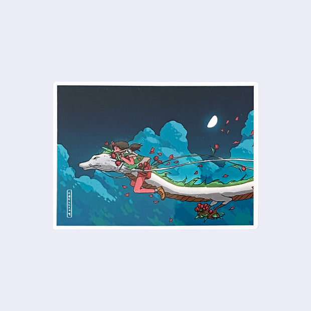 Chellioh - "Haku & Chihiro" Sticker – GiantRobotStore