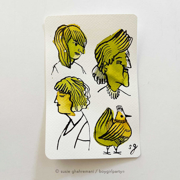 Susie Ghahremani - Bookish - #88 - "Inkblot Drawing #8" – GiantRobotStore