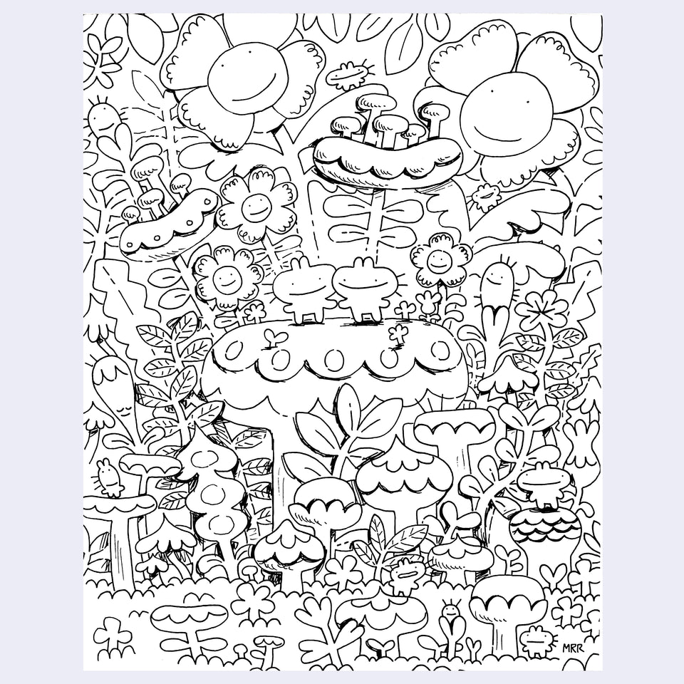 ANIMALS - #77 - Megan Rose Ruiz - "Bunny Forest Friends" – GiantRobotStore