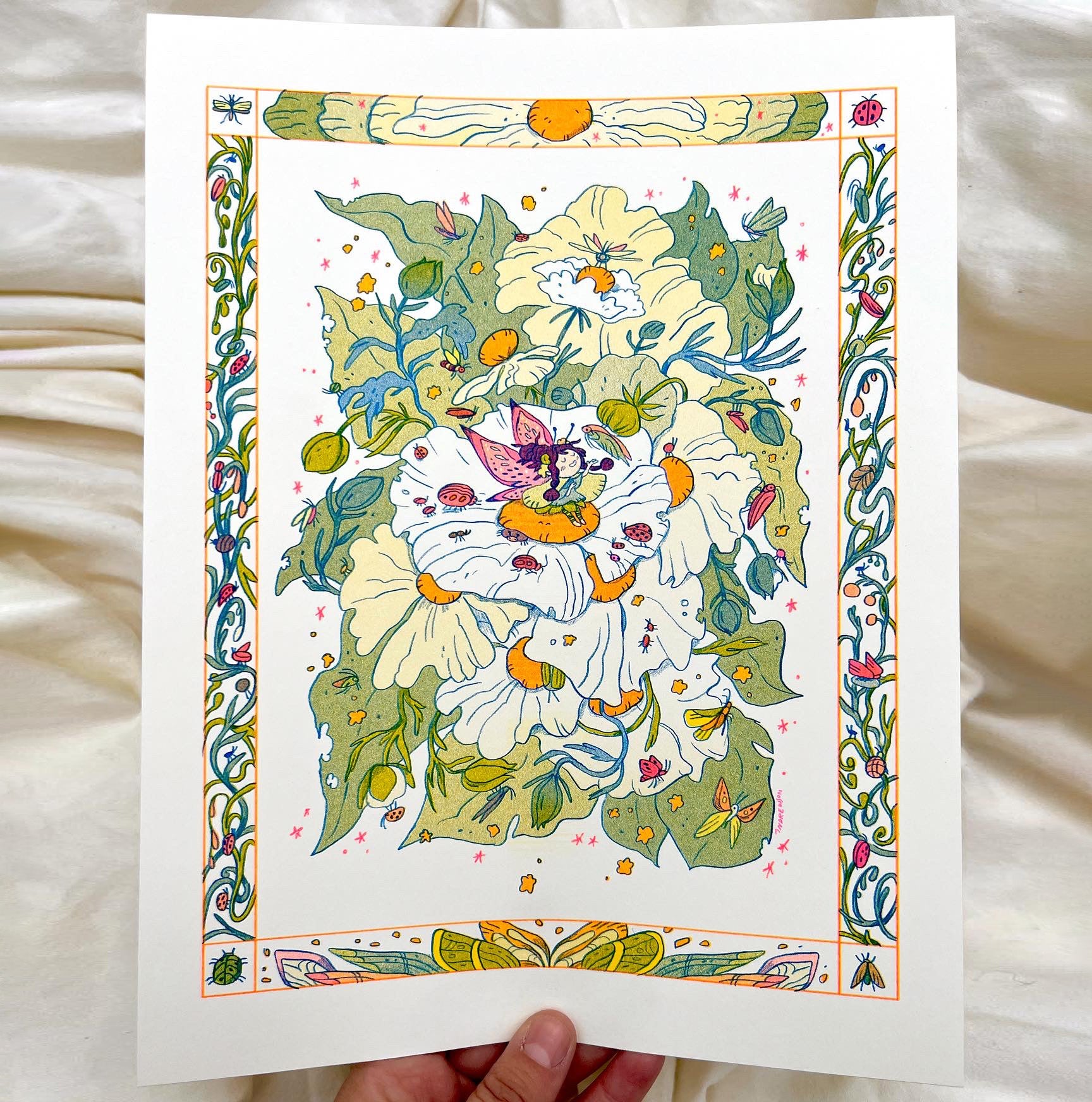 Natalie Andrewson - "Bug Fairy" Risograph – GiantRobotStore