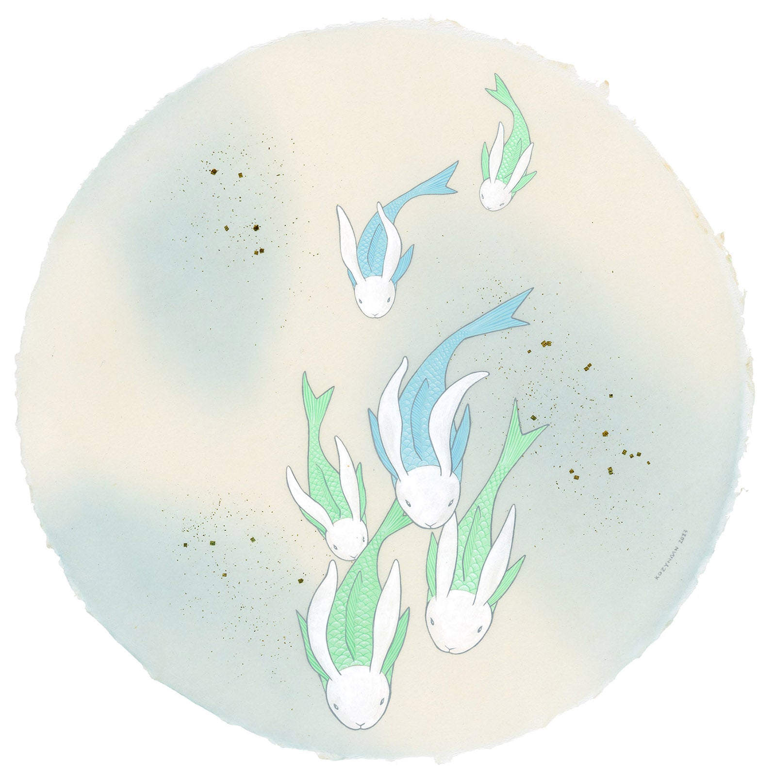 kozyndan - Memory Lane - #08 - "Schooling Bunnyfish (Blue ...