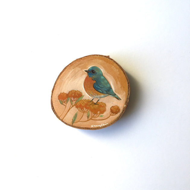 Bird Show - Nancy Chiu - "Eastern Bluebird in Spring" – GiantRobotStore