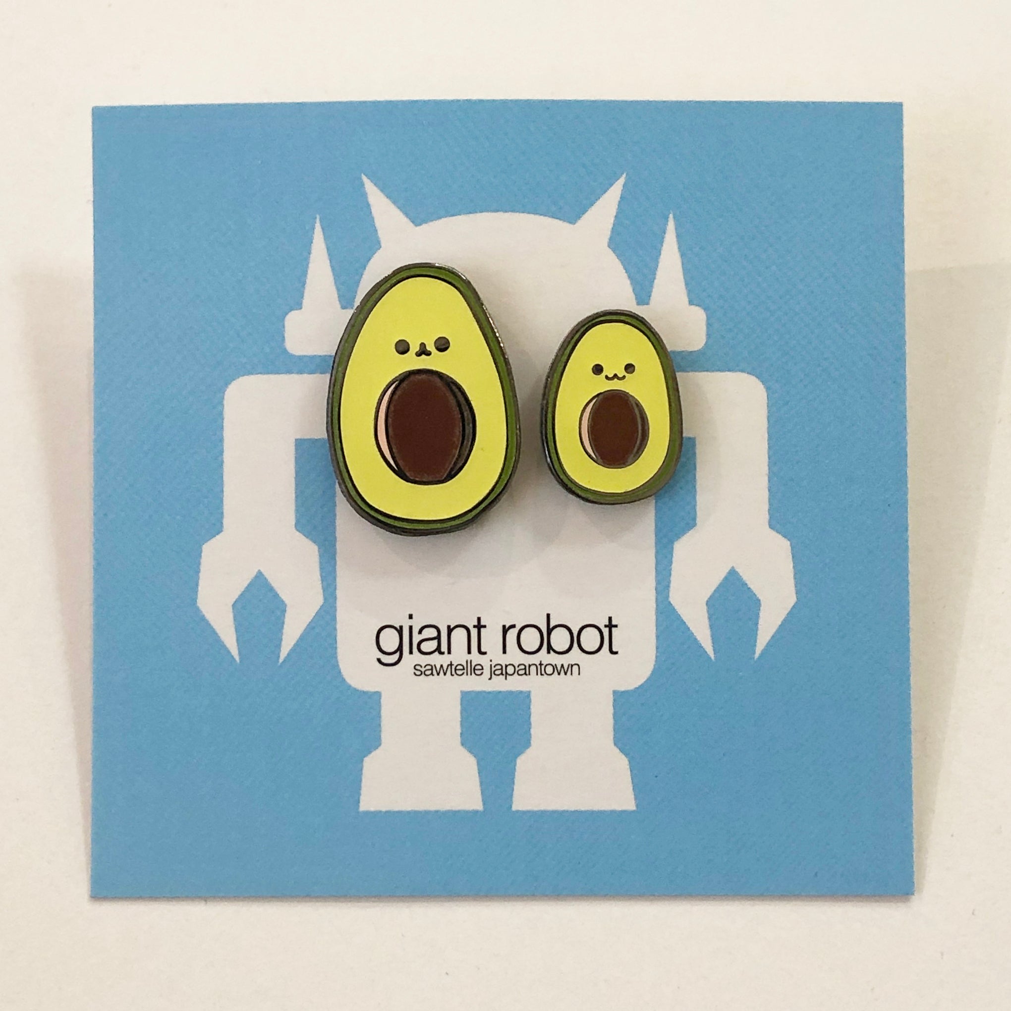 Giant Robot - Avocado Duo - Cute Two Pin Set – GiantRobotStore