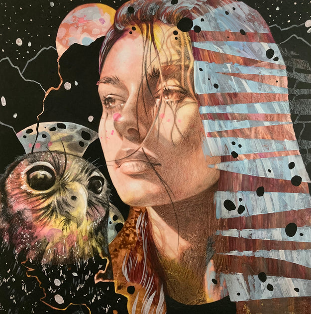 8 x 8 (2022) - #08 - Jenna Gibson - "Eagle Owl” – GiantRobotStore