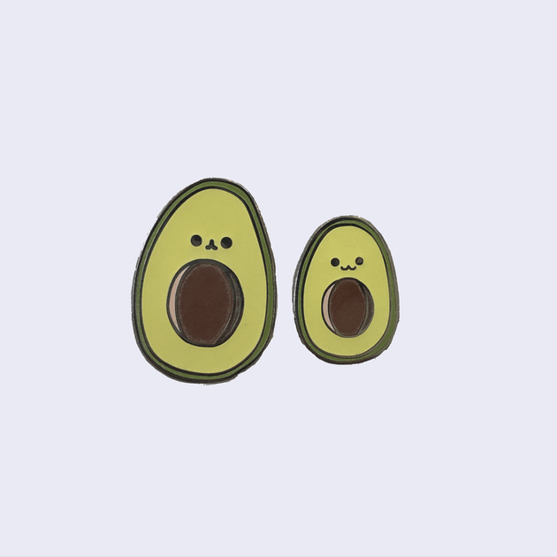 Giant Robot - Avocado Duo - Cute Two Pin Set – GiantRobotStore