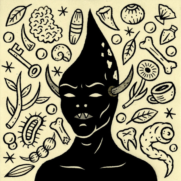 Post-it Show 2021 - Jon Macnair - "Horned Shadowman" – GiantRobotStore