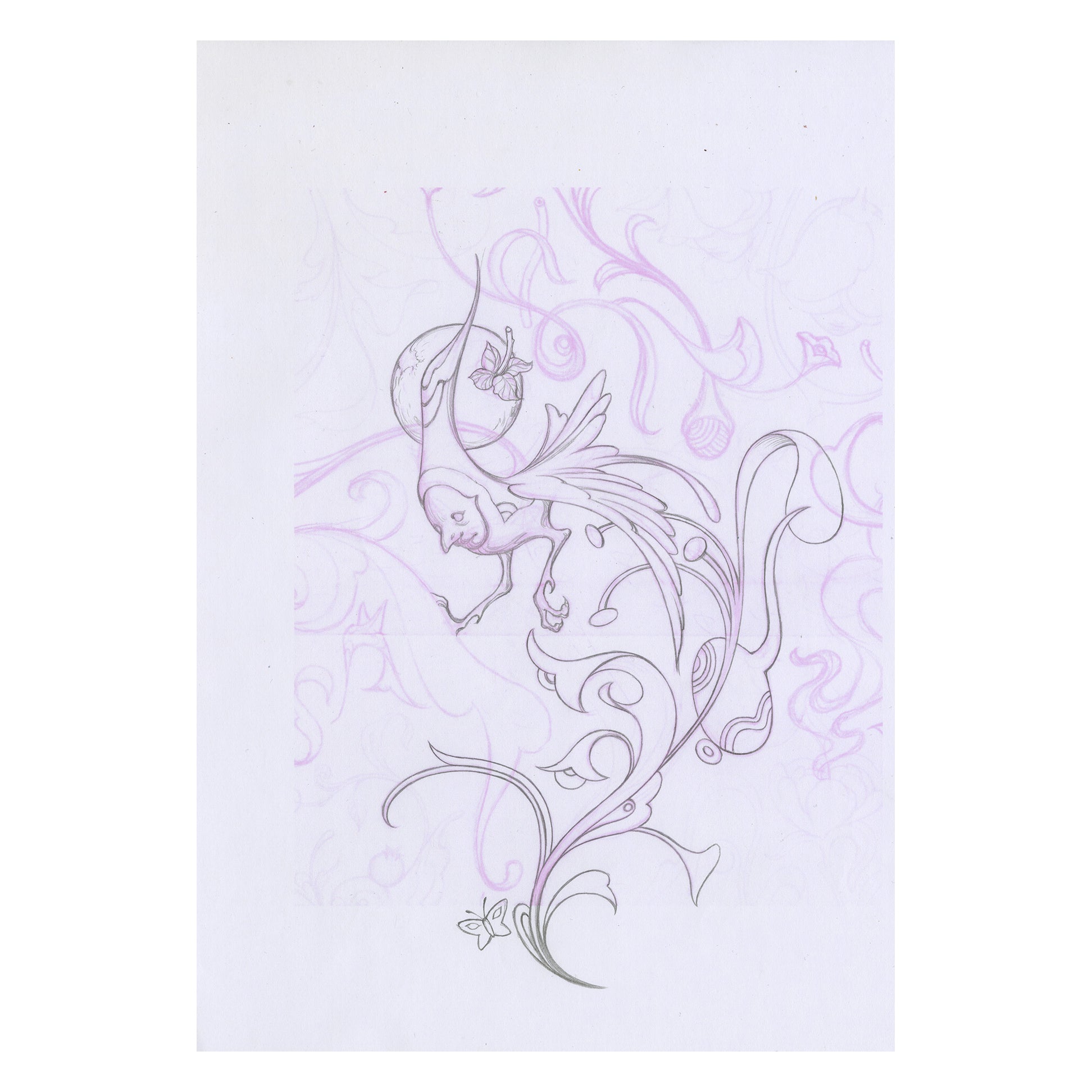 Rakugaki 5 (2023) - James Jean - "Megaflora Ornament Magpie ...