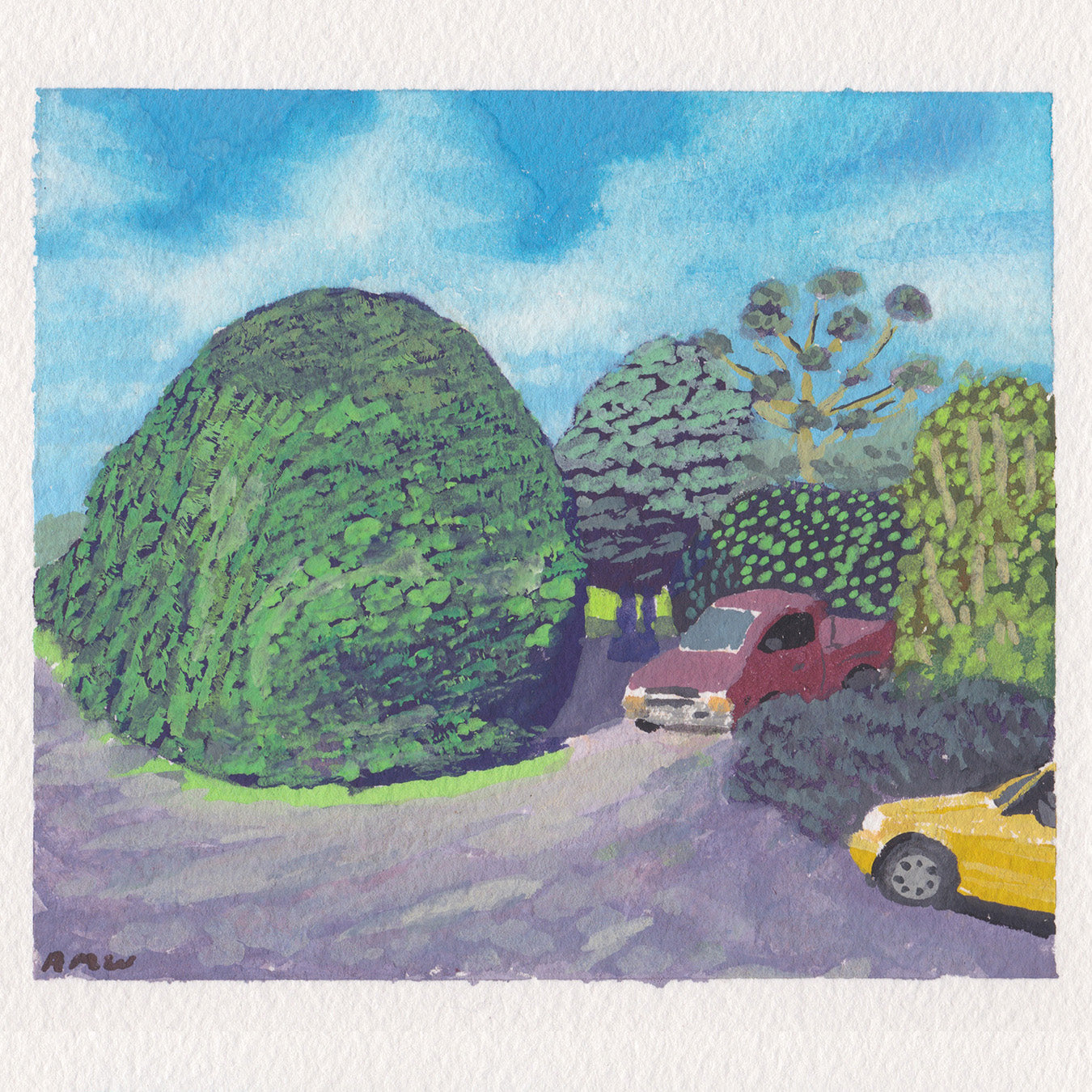 Sitting Outside 2 - Rob Moss Wilson - #06 - "Bolinas Hedges ...
